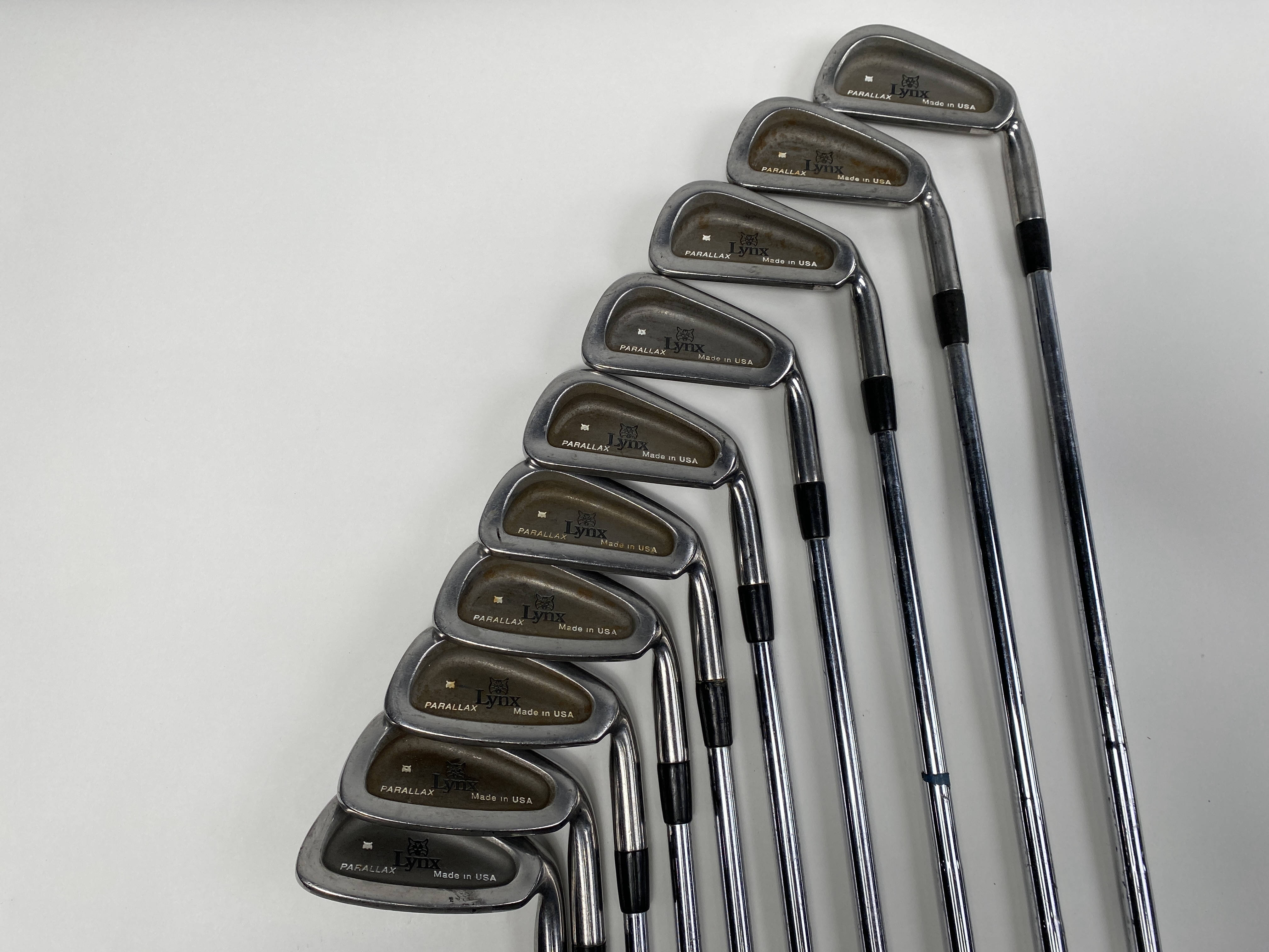 Lynx Parallax Iron Set 2-PW+SW TT Dynamic Gold X100 Extra Stiff Steel ...